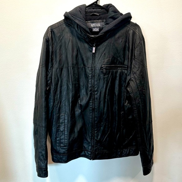 Kenneth Cole Reaction | Jackets & Coats | Kenneth Cole Faux Leather ...